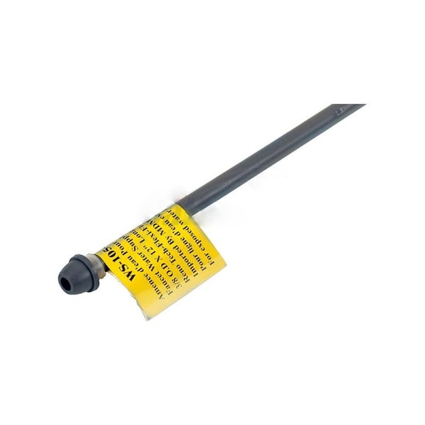 American Imaginations 12 in. Black Unique Pex Toilet Supply Tube AI ...