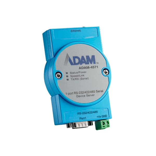 Advantech 1-Port Rs-232/422/485 Serial Device Server, ADAM-4571-CE ADAM ...