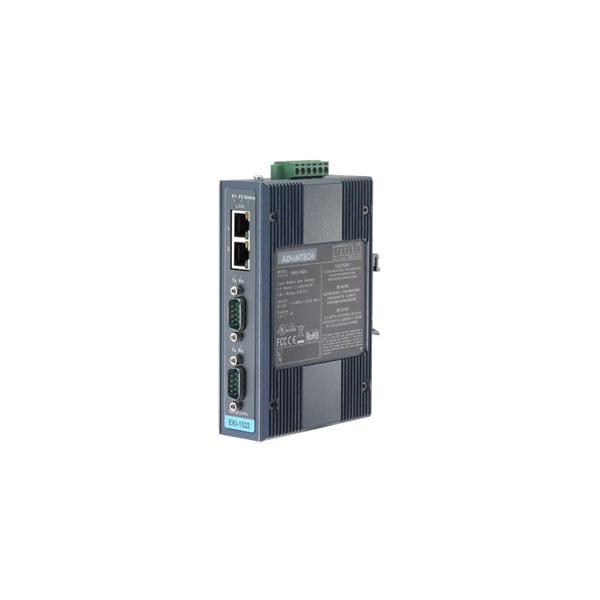 Advantech 2-Port Rs-232/422/485 Serial Device Server - Wide Temperature ...