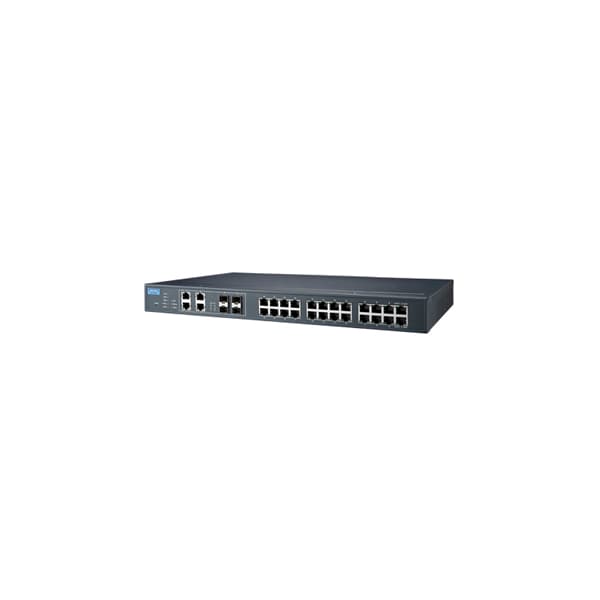 ADVANTECH CORPORATION 24Ge+4G Combo Port L3 Managed Switch W/Wide Temp ...
