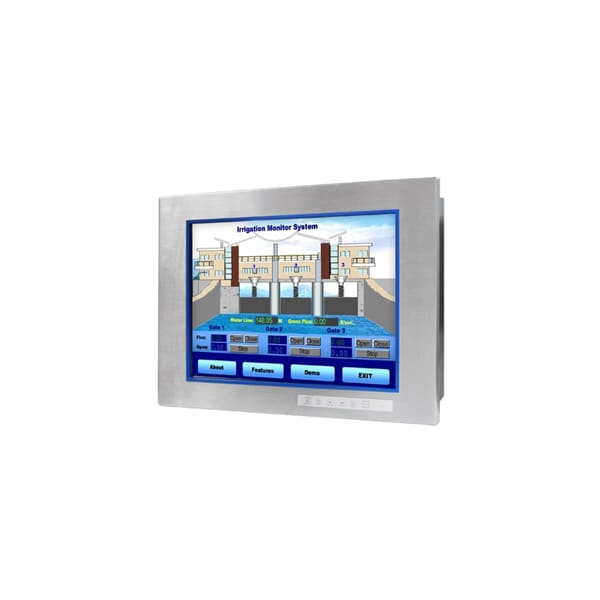 Advantech 21.5" Industrail Monitor, With Pct Touch FPM-7211W-P3AE | Zoro