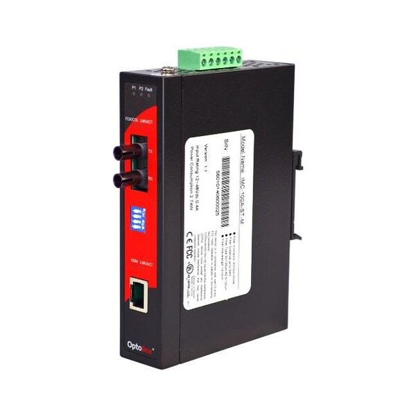 Antaira 10/100TX To 100FX Industrial Media Converter, Multi-Mode 2KM ...