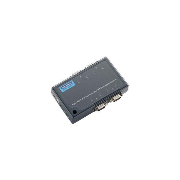 Advantech 4-Port Rs-232/422/485 To Usb Converter USB-4604BM-BE | Zoro