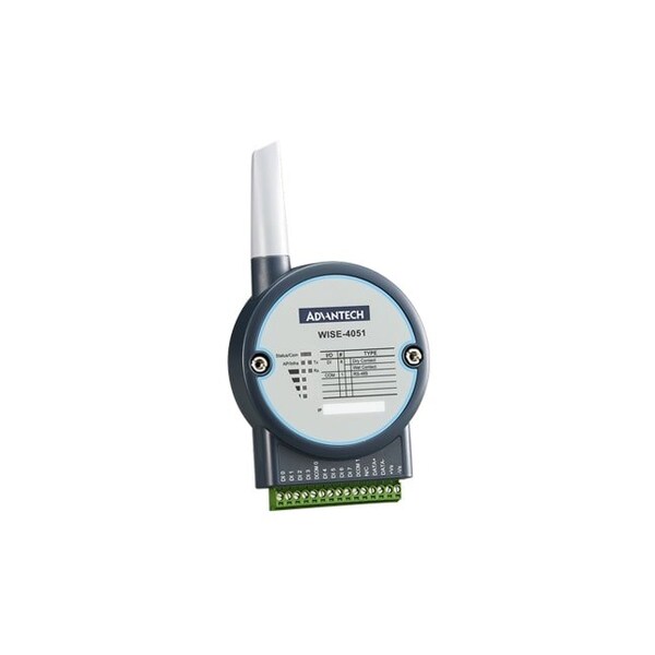 Advantech 8-ch DI IoT Wireless I/O Module with RS-485 Port WISE-4051-B ...