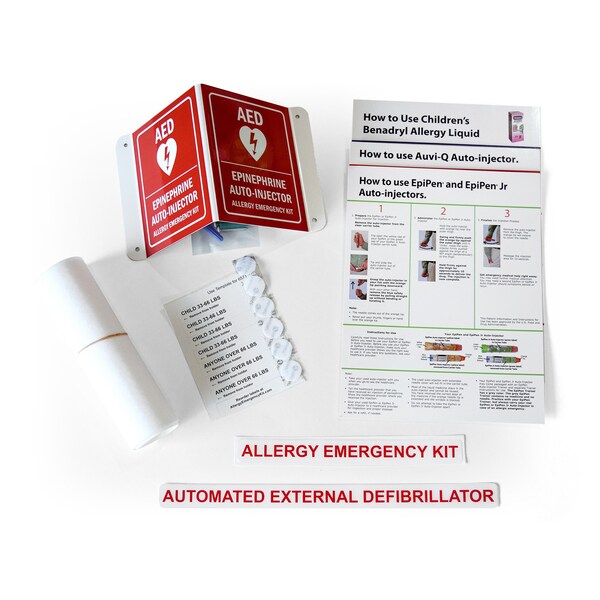 Aek Convert AED to also hold Epinephrine AutoInjectors EN9393 | Zoro