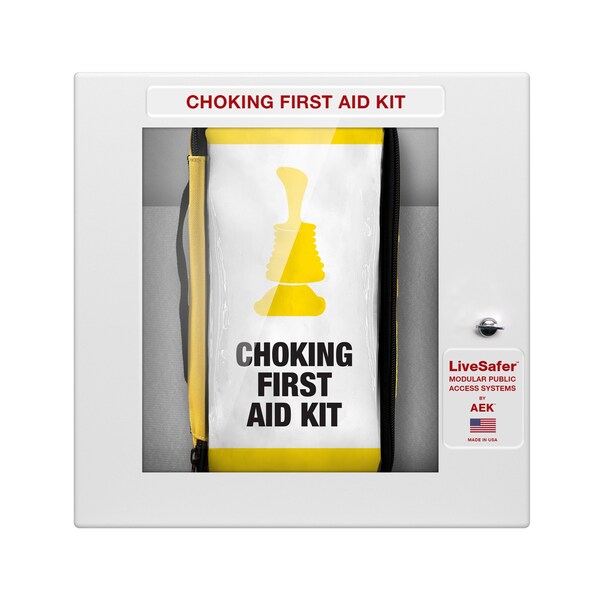 Aek Choking First Aid Kit LIfeVac Cabinet EN9591 | Zoro