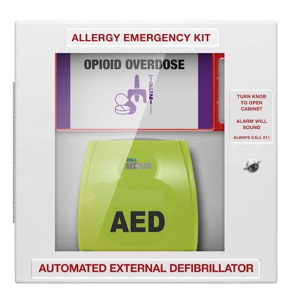 Aek AED Naloxone Overdose Emergency Kit Combination Cabinet EN9993 | Zoro