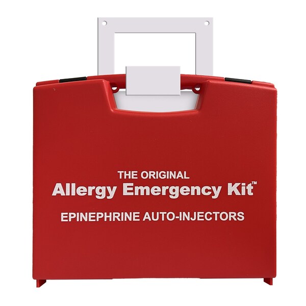Aek Economy Allergy Emergency Kit Case Includes Metal Wall Hanger ...