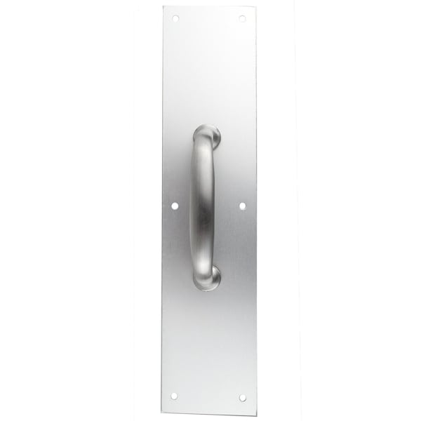 Trans Atlantic Co. 4 in. x 16 in. Aluminum Pull Plate with Round Pulls ...