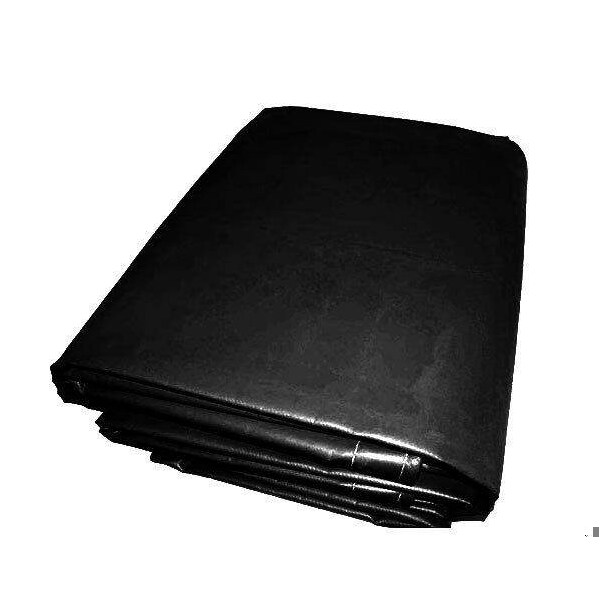 Tarps Now Heavy Duty Tarp, 6 ft x 15 ft, 20 Mil, Black, Vinyl FSVC18B ...
