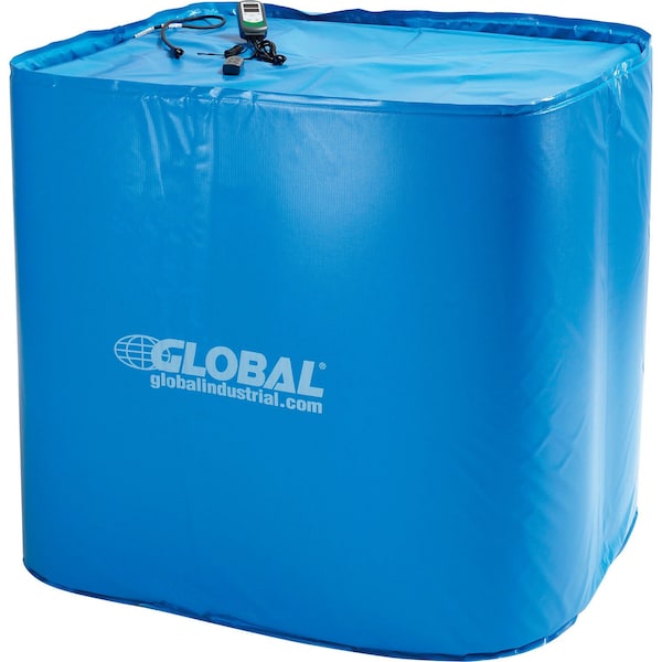 Global Industrial Insulated Tote Heating Blanket For 330 Gal IBC Tote ...