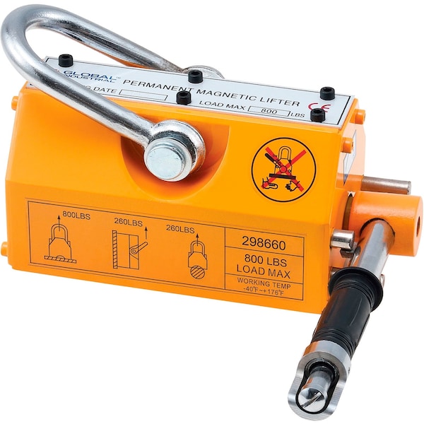 Global Industrial Lifting Magnet, 800 lb. Capacity 298660 | Zoro