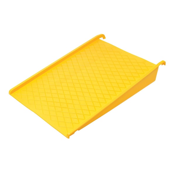 Eagle Mfg Spill Containment Poly Pallet Ramp, 45-1/2L x 32W, Yellow ...
