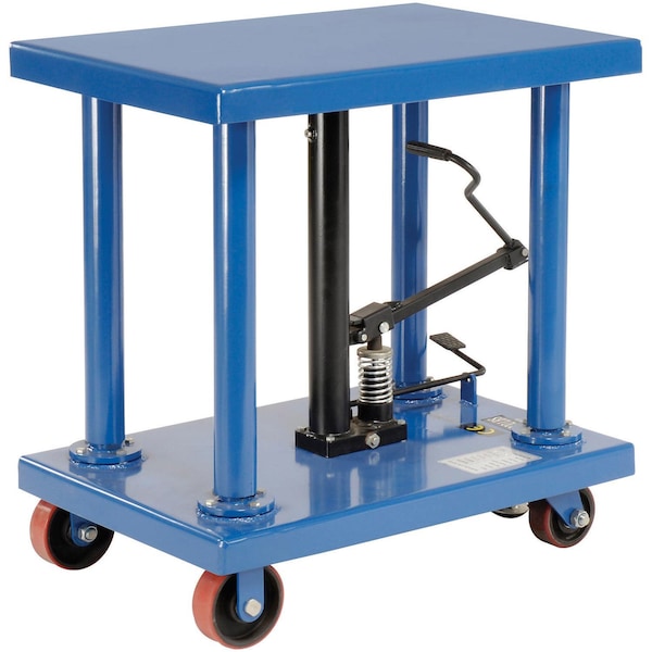 Global Industrial Foot Control Work Positioning Post Lift Table, 6000 ...