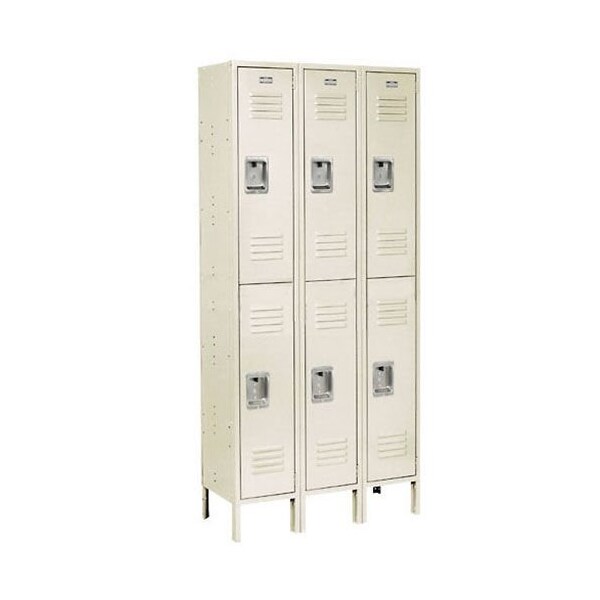 Global Industrial Double Tier Locker, 12x18x36, 6 Door Ready To ...