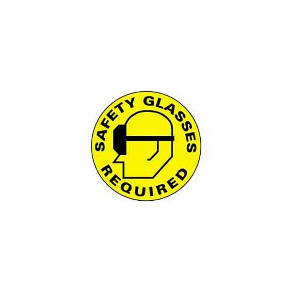 National Marker Co NMC Floor Signs - Safety Glasses Required WFS15 | Zoro