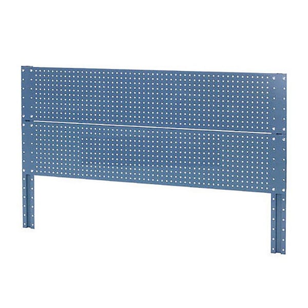 Global Industrial 60L x 28H Steel Pegboard Riser, Blue 606796 | Zoro