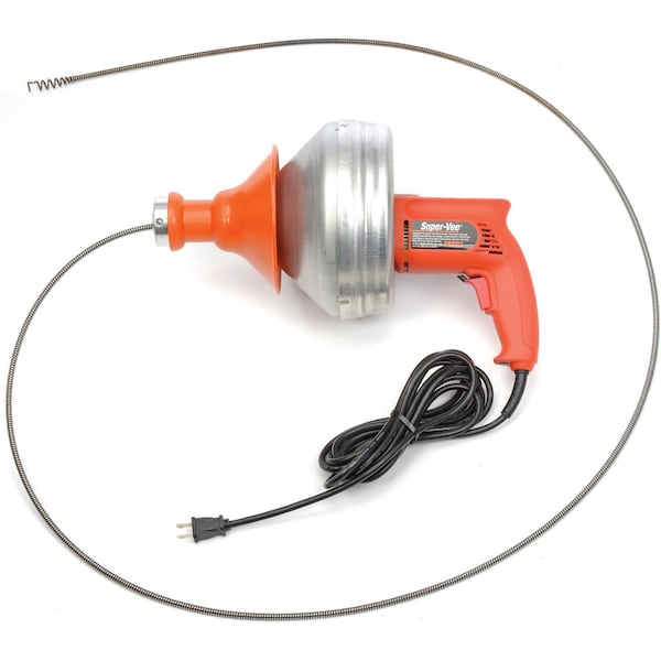 General Wire Super-Vee Drain/Sewer Cleaning Machine W/ 25' x 5/16 Cable ...