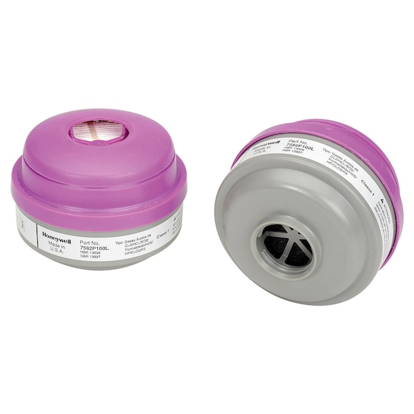Honeywell North Combination Gas and Vapor Cartridges, 2PK 7582P100L | Zoro