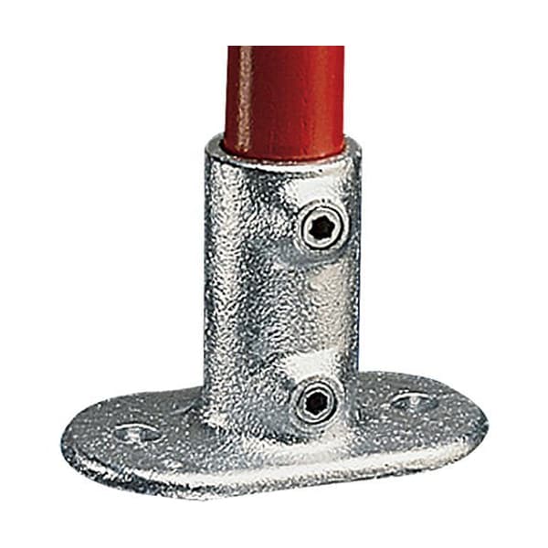 Kee Klamp Railing Flange Galvanized Iron Pipe Fittings - Fits 2 ...