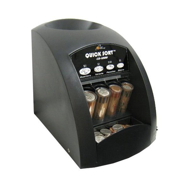 Royal Sovereign 1 Row Electric Coin Sorter240 Coins/Min300 Coin Hopper ...