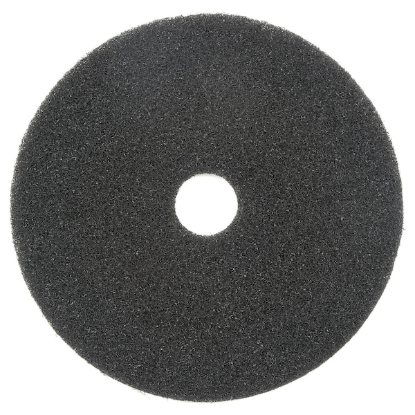 Global Industrial 20 Black Stripping Pad, 400120, 5PK 261165BK | Zoro