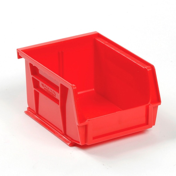 Global Industrial Storage Bin, Plastic, Red, 3 in H 269680RD | Zoro