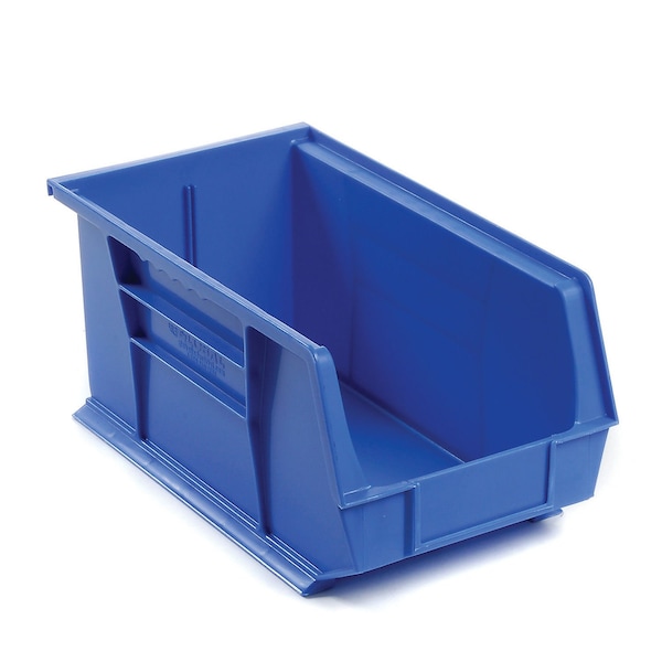 Global Industrial Storage Bin, Plastic, Blue, 7 in H 269684BL | Zoro