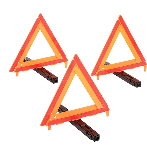 Cortina Safety Products 3-Piece Triangle Warning Kit, 95-03-009 | Zoro