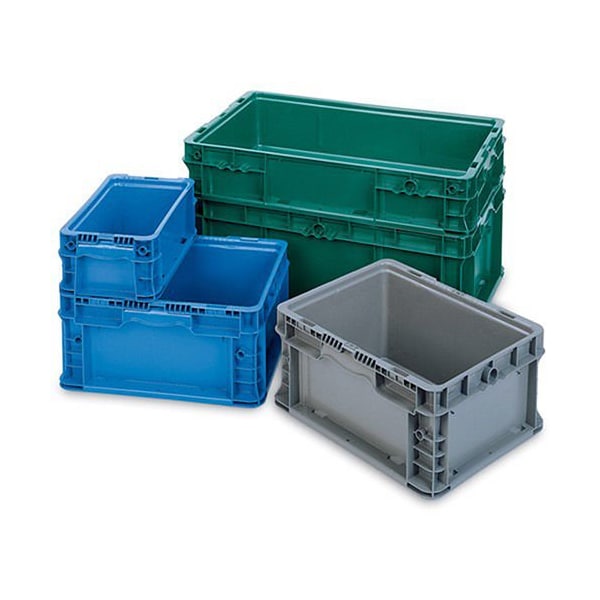 Stakpak Solid Straight Wall Storage Container, 24 in L x 15 in W x 14-1 ...