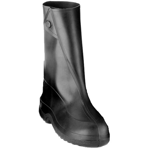 Tingley Overshoe, Reinforced Toe Toe, Rubber, Black, M 1400.MD | Zoro