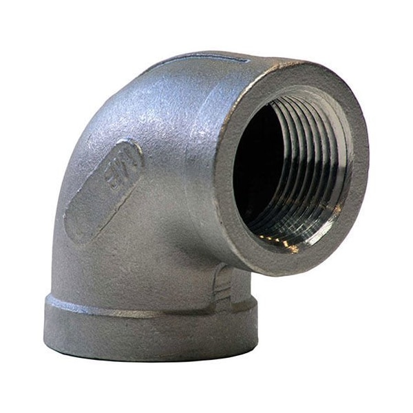 Kingdom 1-1/4 304 Stainless Steel 90 Degree Elbow, FNPT K401-20 | Zoro