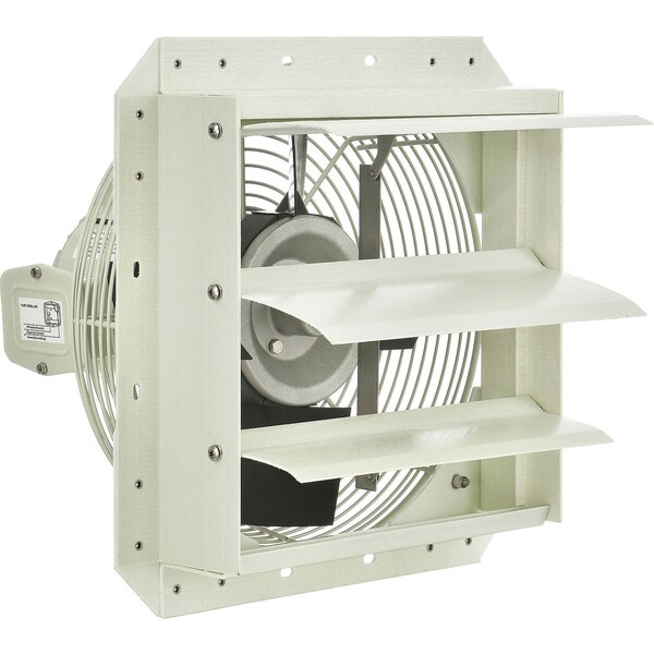 Global Industrial Corrosion Resistant Exhaust Fan with Shutter, 12 ...