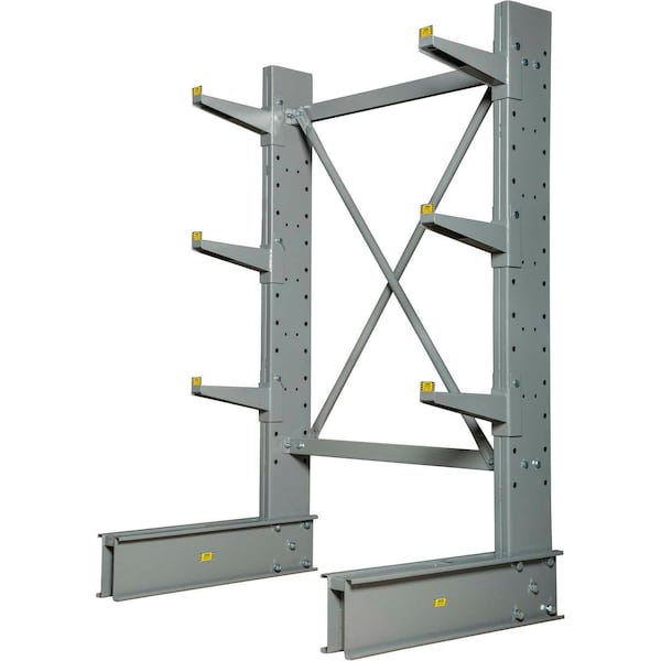 Global Industrial Single Sided Medium Duty Cantilever Rack Starter, 2in ...