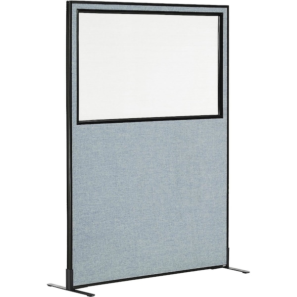 Global Industrial 48-1/4W x 96H Freestanding Office Partition Panel ...