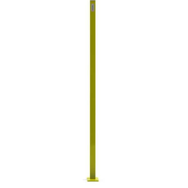 Global Industrial Machine Guard Connecting Post, Yellow 800482YL | Zoro