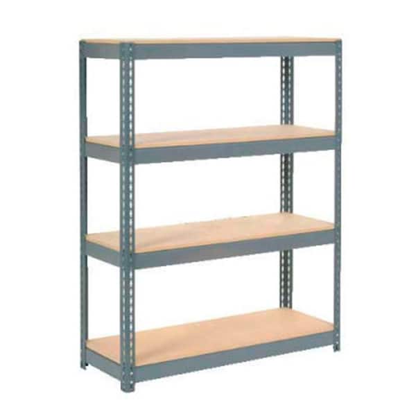 Global Industrial 4 Shelf, Extra HD Boltless Shelving, Starter, 48inW x ...