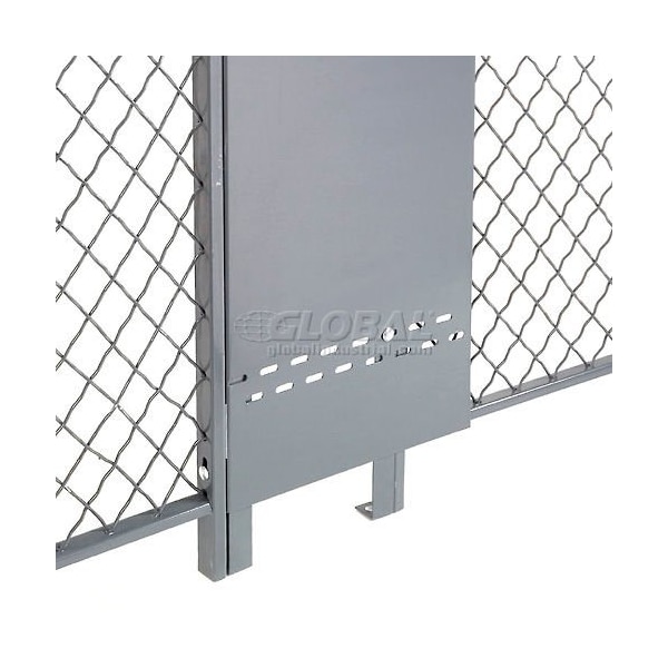 Global Industrial Fill-A-Gap Adjustable Panel for 8ft Wire Mesh ...