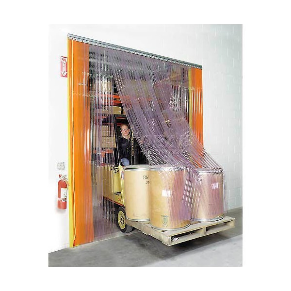 Global Industrial Scratch Resistant Strip Door Curtain 10ftW x 10ftH ...