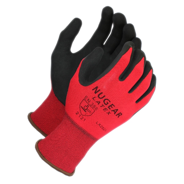 Nugear Coated Gloves, XL 3 PK LX252XL3 | Zoro