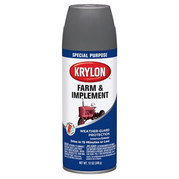 Krylon Farm/Implement Paints; Ford Gray; 12 oz.; Aerosol 4905 | Zoro