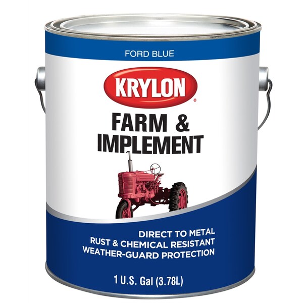 Krylon Farm/Implement Paints; Ford Blue; 128 oz.; Gallon 4915 | Zoro