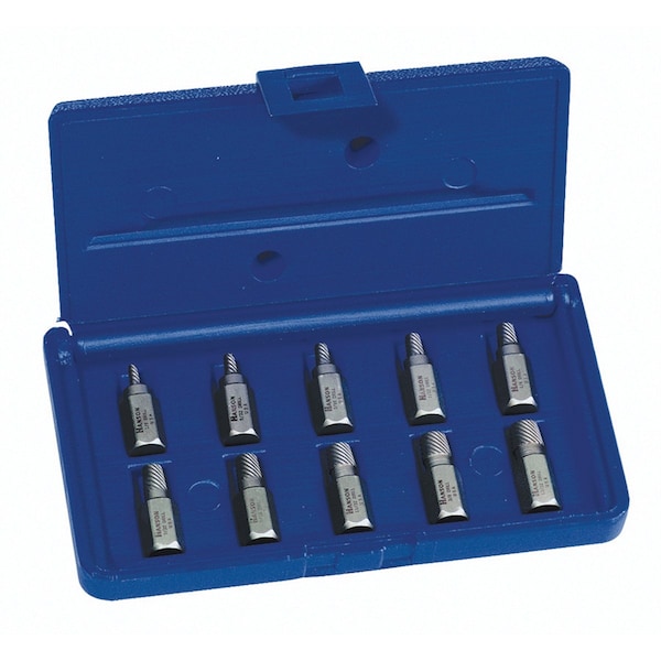 Hanson 10 Piece Hex Head Multi-Spline Extractor Set 53226 | Zoro