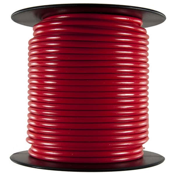 The Best Connection Primary Wire, Automotive, 8 AWG, Copper, Red ...