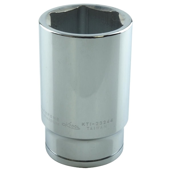 K-Tool International 1/2" Drive, 1-3/8" SAE Socket, 6 Points, Deep 6Pt ...