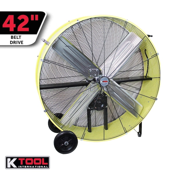 K-Tool International Industrial Drum Fan, 42 in Blade Dia KTI77743 | Zoro
