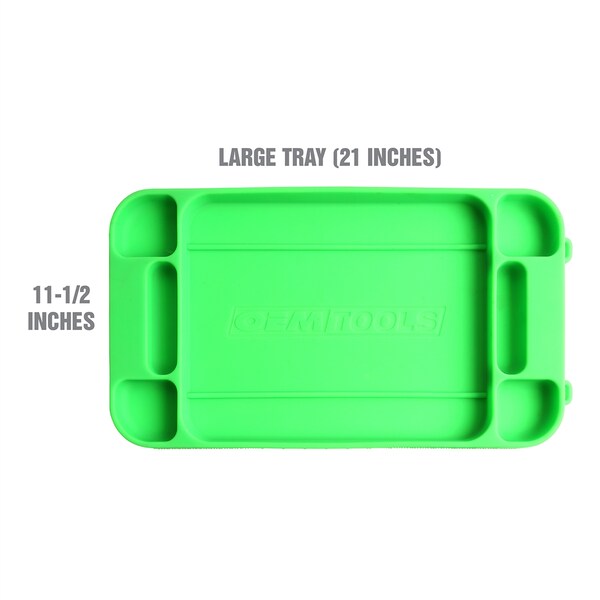 Great Neck OEMTOOLS SureGrip Silicone Flexi-Tray, Large 22416 | Zoro