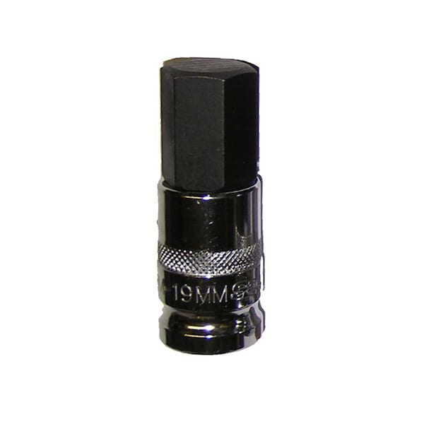 Vim Tools 1/2 in. Drive 19mm Hex Bit Socket HM-19MM | Zoro