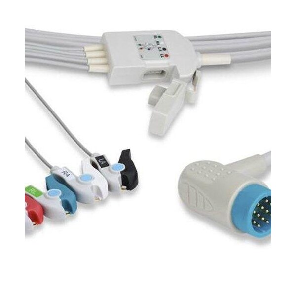 Ilc Replacement for Physio-control Lifepak 15 ECG Trunk Cables Pinch ...