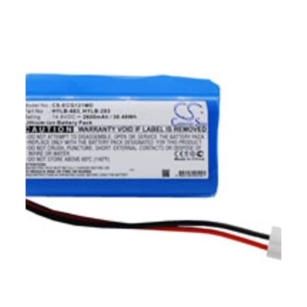 Ilc Replacement for Biocare Ecg-1200 Battery ECG-1200 BATTERY BIOCARE ...